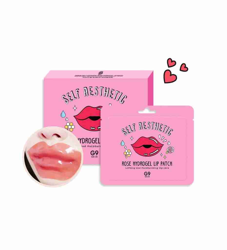 G9 SKIN Self Aesthetic Rose Hydrogel Lip Patch (5ea) - Korean Skincare ...
