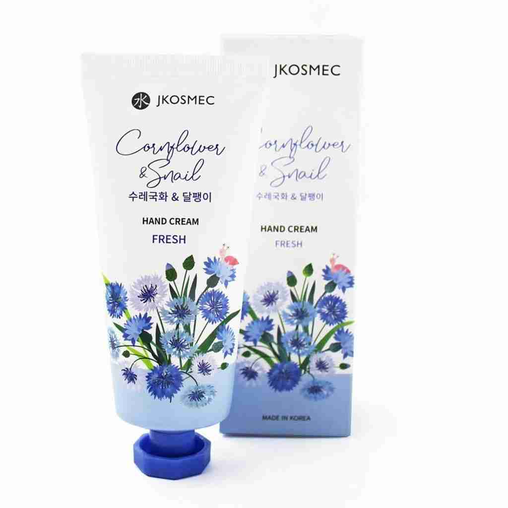 JKosmec Cornflower and Snail Hand Cream 100ml - Korean Skincare, K ...